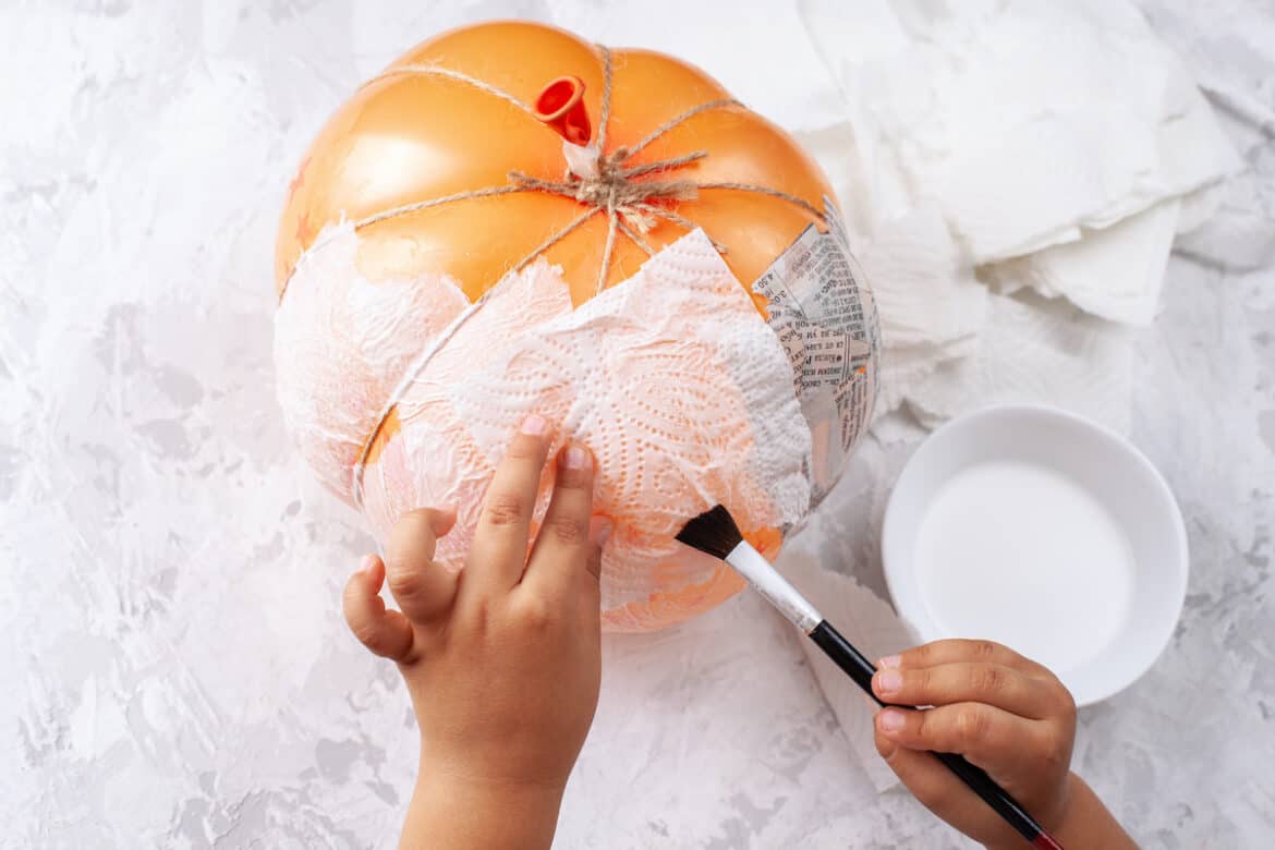 How To Make Glue With Flour Paper Mache Paste The Creative Folk