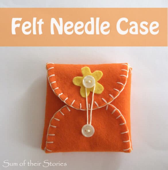 How To Sew Felt By Hand - The Creative Folk