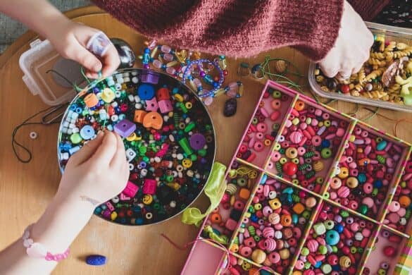 The Best String For Pony Bead Animals - The Creative Folk