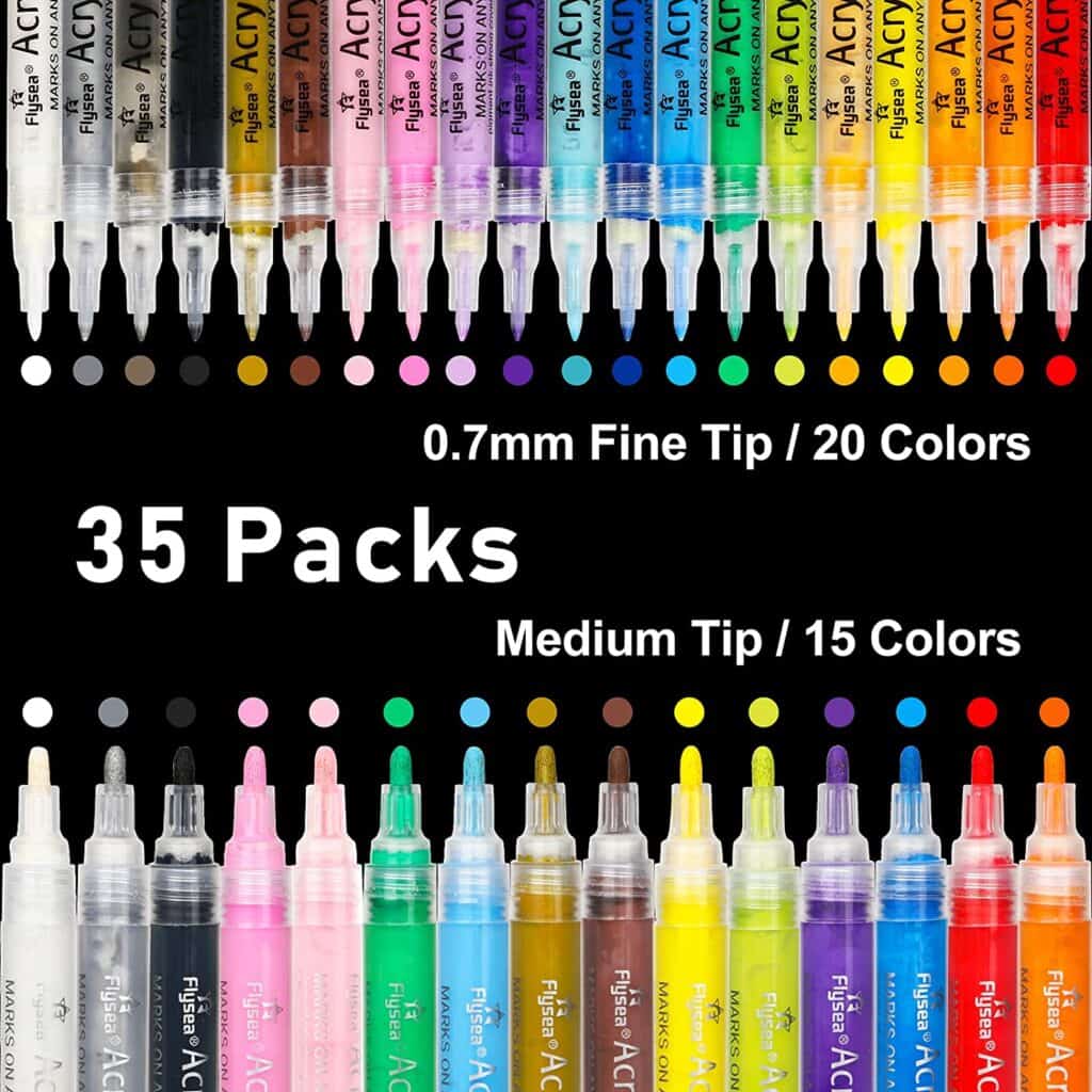 11 Best Paint Pens For Canvas - The Creative Folk