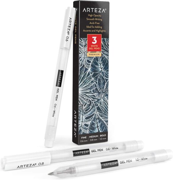 7 Best White Gel Pens - The Creative Folk